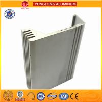 China Silver / Bronze Aluminum Extrusion Profiles For Building Heat Insulation for sale