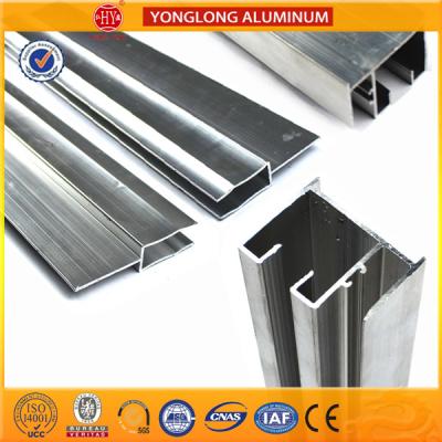 China Anodized Silver 6063 Aluminum Window Frame Profile Corrosion - Resistant for sale