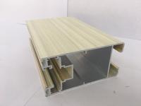 China Vacuum Treatment Wood Finish Aluminium Profiles Acid Alkali Resistance  2500T Extrusion for sale