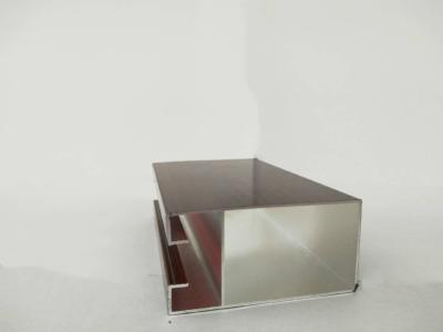 China Durable Wood Finish Aluminium Profiles Strong Impact Resistance for sale