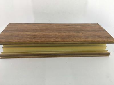 China Third - Dimension Wood Finish Aluminium Profiles Solid Substantial for sale