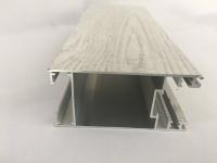 China High Sharpness Wood Finish Aluminium Profiles Low Carbon Environmental Protection for sale