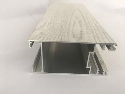 China High Sharpness Wood Finish Aluminium Profiles Low Carbon Environmental Protection for sale