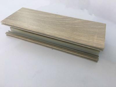 China 6m Wood Finish Aluminium Profiles Shape Customized For Decoration for sale