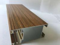 China Square Wood Finish Aluminium Profiles Extrusions For Led Strip Lighting Corrosion Resistance for sale