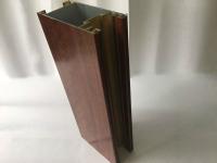 China T Slot Wood Finish Extruded Aluminum Profiles For Windows And Doors for sale