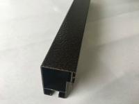 China 6063 6063A 6060 6061 Anodized Aluminum Profiles Oxidizing Sand Blast Black for sale