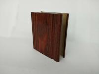 China Extruded Wood Finish Aluminium Profiles Strong Impact Resistance for sale