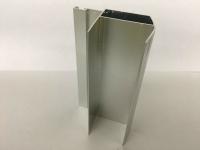 China Silver White Sand Blasting Aluminum Window Profiles High Structural Stability for sale