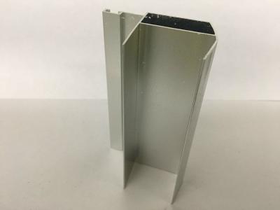 China Silver White Sand Blasting Aluminum Window Profiles High Structural Stability for sale