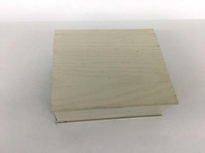 China Milk White Wood Finish Aluminium Profiles For Decoration / Building for sale