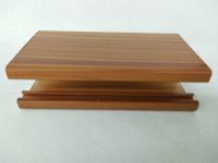China Multifunctional Wood Finish Aluminium Profiles / Light Aluminum Door Parts for sale