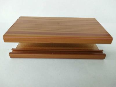 China Multifunctional Wood Finish Aluminium Profiles / Light Aluminum Door Parts for sale