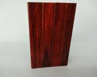 China Stereoscopic Aluminium Door Profiles Wood Finished Environmental Protection for sale