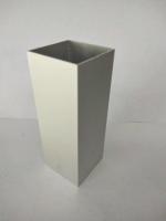 China Mechanical Strength Powder Coated Aluminium Extrusions Rectangle Shape for sale
