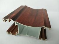 China Rectangle Wood Finish Aluminium Profiles / 6063 6063A Aluminum Door Frame Profile for sale