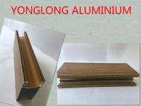 China T5 T6 Clear Texture Wardrobe Aluminium Profile Wood Finish Flexible Antirust for sale