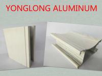 China Customized Rectangle Wood Finish Aluminium Profile For Door Corrosion Resistance for sale
