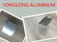 China Mechanical Polishing Aluminum Window Profiles Shining Surface Silver White for sale