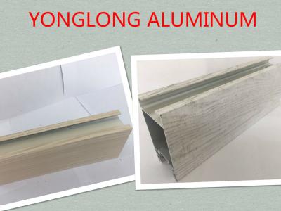 China 1.2 / 1.4 Thinckness Wood Grain Aluminium Door Profiles High Formability for sale