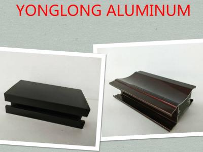 China 6063 T5 Powder Coated Wardrobe Aluminium Profile Extrusions 1.4 Thickness for sale