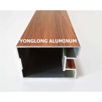 China Natural Anodized Aluminium Sliding Wardrobe Door Profiles For Interior Decoration Materials for sale