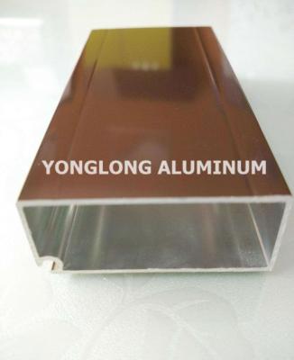 China Sliding Wardrobe Anodized Aluminum Structural Framing 1.2 / 1.4 Thinckness for sale