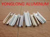 China Rectangle Shape Kitchen Cabinet Aluminium Profile / Sliding Window Frame for sale