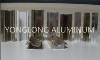 China 1.2 Thickness Bright Aluminium Shutter Profile High Hardness Of Paint Film for sale