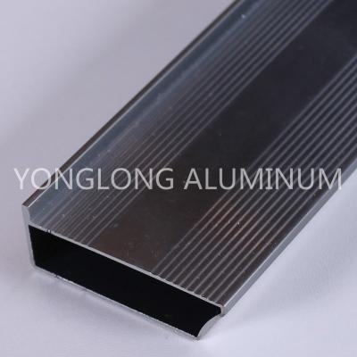 China Strong Hardness Aluminium Profile For Glass Doors Rectangle Shape for sale