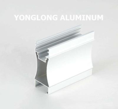 China Machinable Anodized Aluminum Curtain Wall Extrusions , Oval Aluminium Tower Scaffold for sale