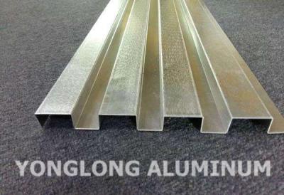 China RAL Colour Powder Coated Aluminium Extrusions / Curtain Wall Profile for sale