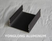 China Powder Coated Aluminium Profile For Curtain Wall Frame Champangn , Bronze for sale