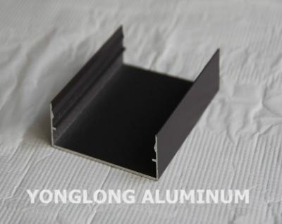 China Powder Coated Aluminium Profile For Curtain Wall Frame Champangn , Bronze for sale