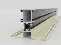 China Anodized 6061 6063 Aluminium Door Profiles Square , Round , Flat Shape for sale