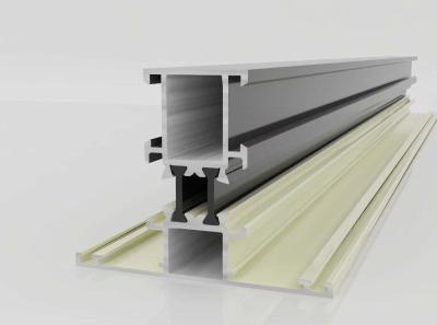 China Anodized 6061 6063 Aluminium Door Profiles Square , Round , Flat Shape for sale
