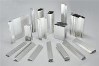 China Frosted Fabric Aluminum Window Profiles / Aluminum Glass Door Frame for sale