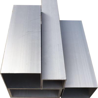 China Sliver Large Diameter Aluminium Square Alloy Tube Profile T3-T8 6063 for sale