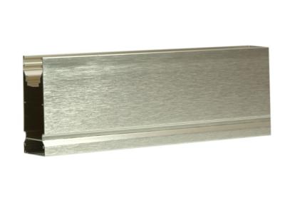China Electrophoresis Anodizing Aluminum Curtain Wall Profile Extruded Brushed Surface for sale