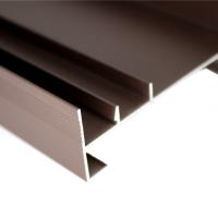 China 6000 Series Powder Coated Aluminium Extrusions Profile For Fabricing Roller Shutter Door for sale