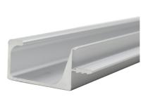 China 6000 Series T5 Silver White Aluminium Frame Profile For Kitchen Door Corrison Resistant for sale