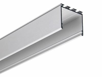 China Corner Mounted Anodized Silver / Black Led Aluminium Profile For Light Strip for sale