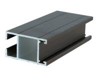 China 6000 Series Brown Sandblasting Aluminum Profiles For Sliding Windows And Door for sale