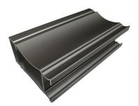 China Matt Champagne Anodized Aluminum Window Profiles 6063 Extruded Profiles for sale