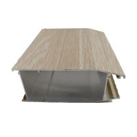 China 6000 Series Light Wood Grain Finish Aluminum Profile Extruded For Building for sale