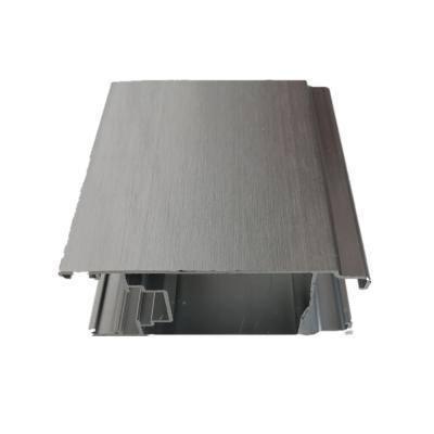 China 6063 Window Frame Aluminum Profiles Brush Anodized for sale