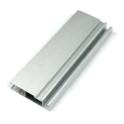 China Extrusion Frame Silver Anodized 6063 Aluminum Window Profiles for sale