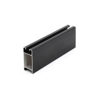 China Black Frame Extrusion Casement 6063 T5 Aluminum Window Profiles for sale