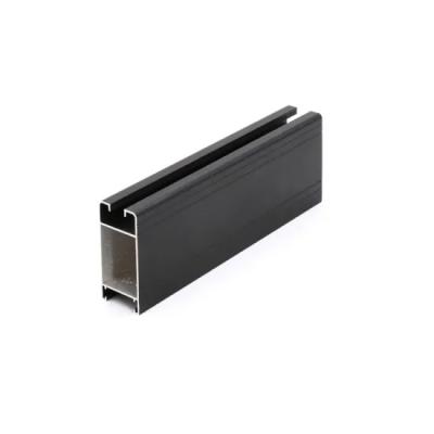 China Black Frame Extrusion Casement 6063 T5 Aluminum Window Profiles for sale