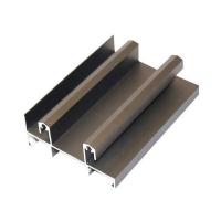 China Handle Sliding Window Track 2.0mm Extruded Aluminum Profiles for sale